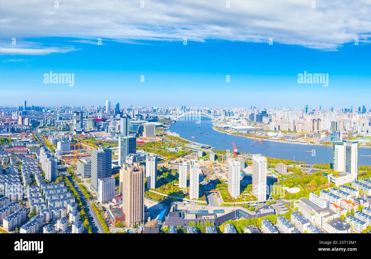 Lupu bridge in shanghai hi-res stock photography and images - Alamy