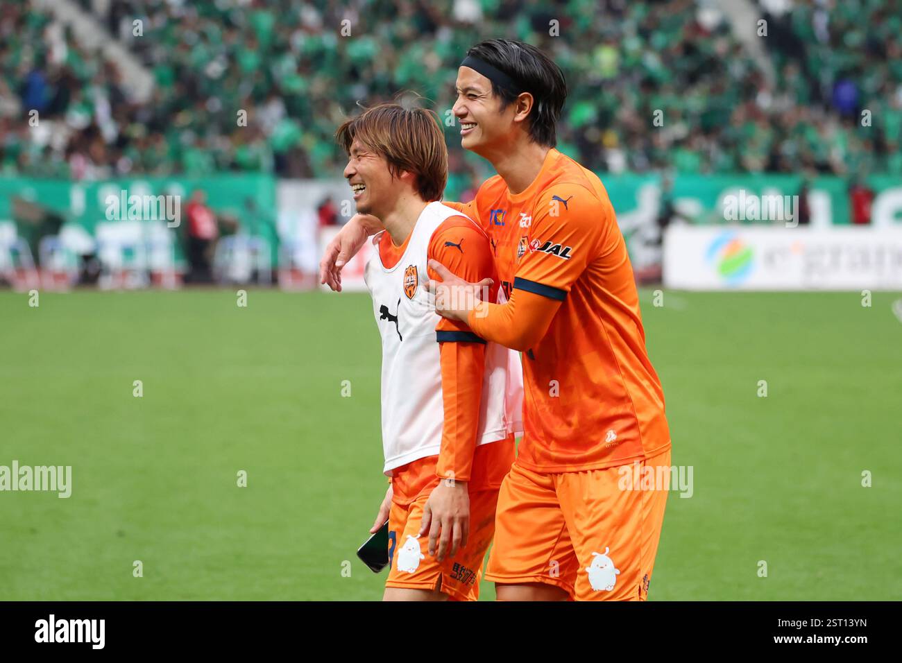 Tokyo, Japan. 16th Feb, 2025. (L-R) Takashi Inui, Yuji Takahashi (S ...