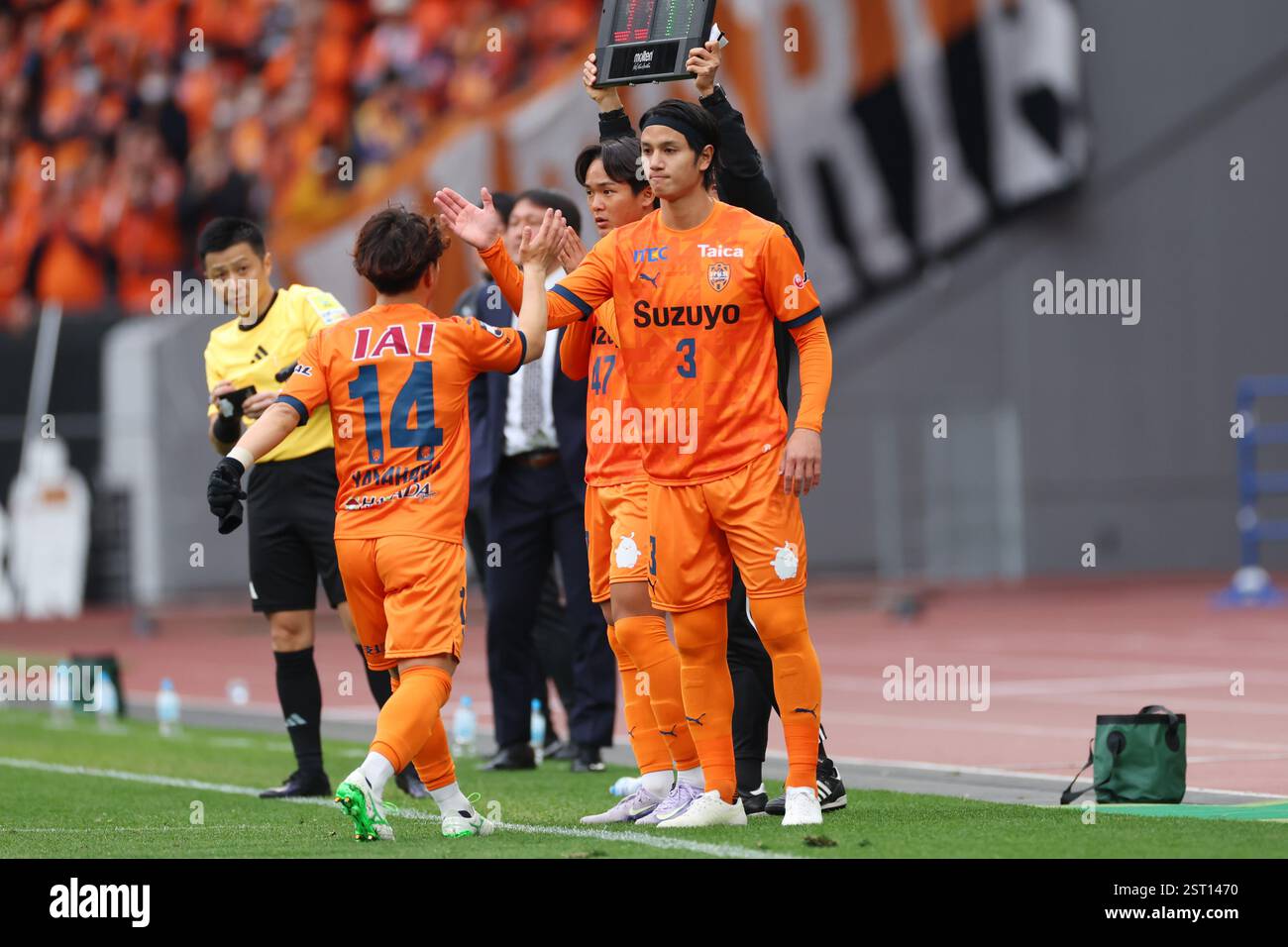 Tokyo, Japan. 16th Feb, 2025. Yuji Takahashi (S-Pulse) Football/Soccer ...