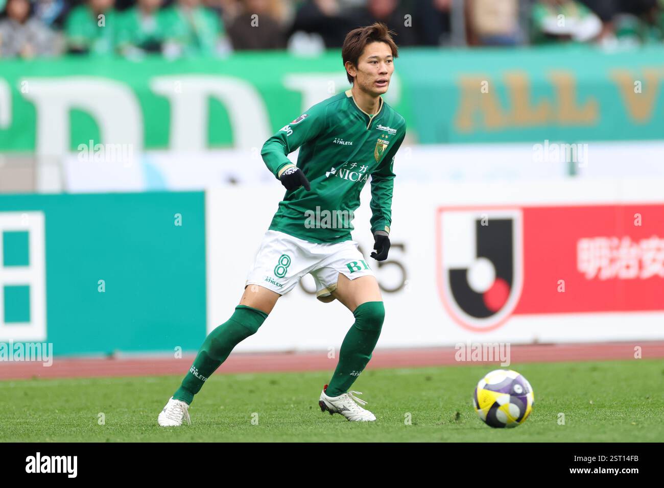 Tokyo, Japan. 16th Feb, 2025. Kosuke Saito (Verdy) Football/Soccer : 2025 J1 League match ...