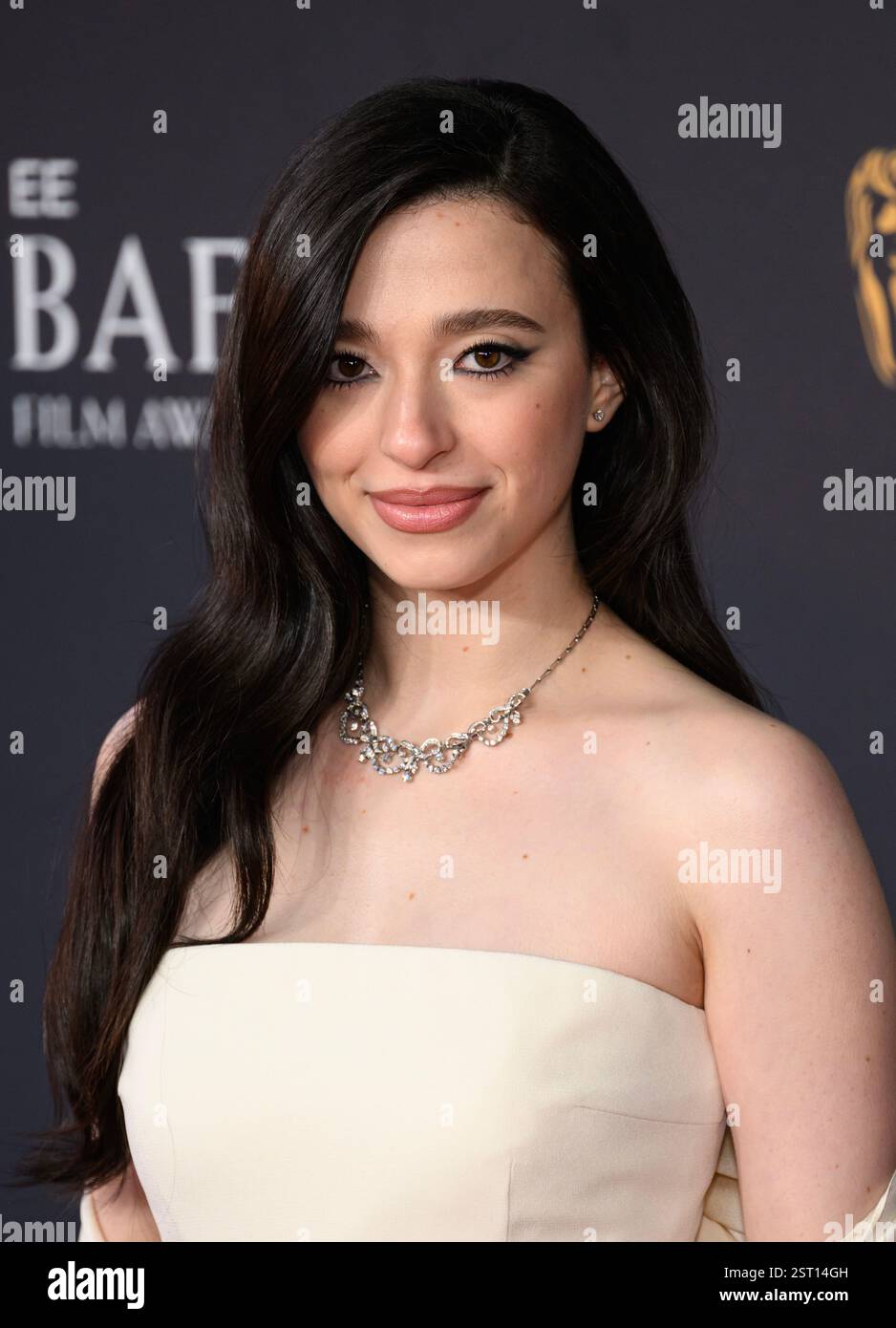 London, UK. February 16th, 2025. Mikey Madison arriving at the 2025 EE ...