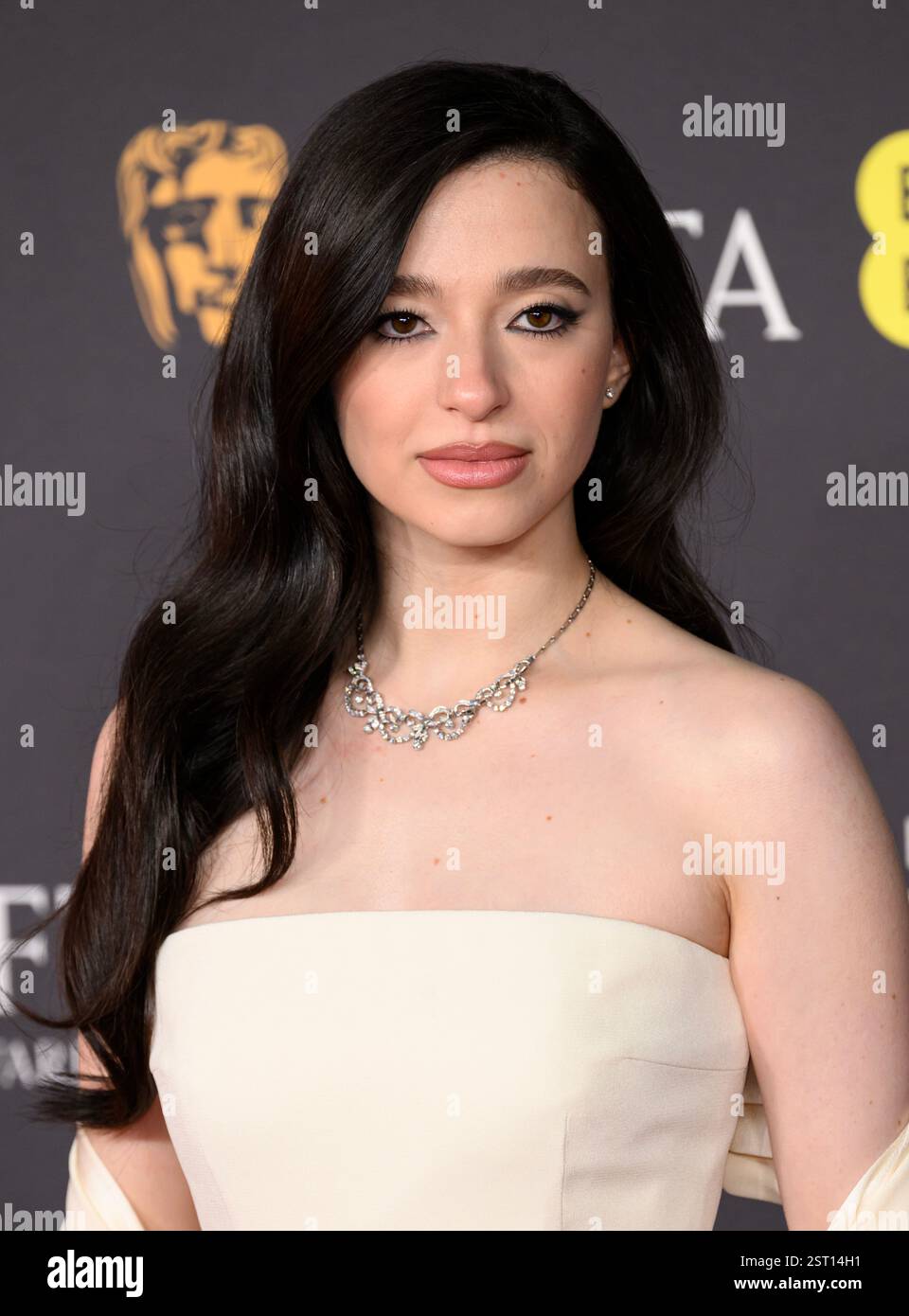 London, UK. February 16th, 2025. Mikey Madison arriving at the 2025 EE ...
