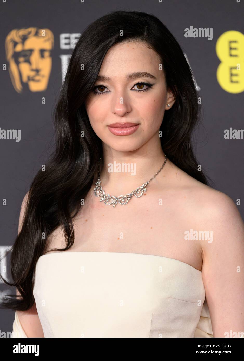 London, UK. February 16th, 2025. Mikey Madison arriving at the 2025 EE ...