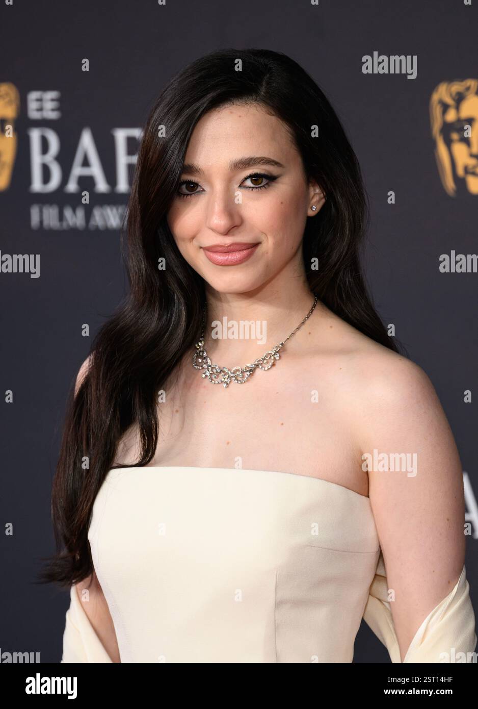 London, UK. February 16th, 2025. Mikey Madison arriving at the 2025 EE ...