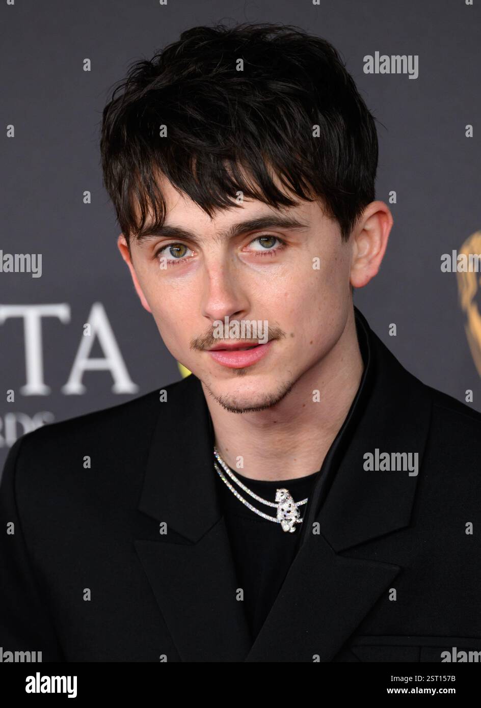 London, UK. February 16th, 2025. Timothée Chalamet arriving at the 2025 ...