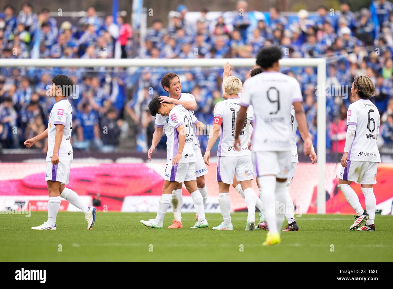 Japan. 16th Feb, 2025. Sanfrecce Hiroshima team group, FEBRUARY 16 ...
