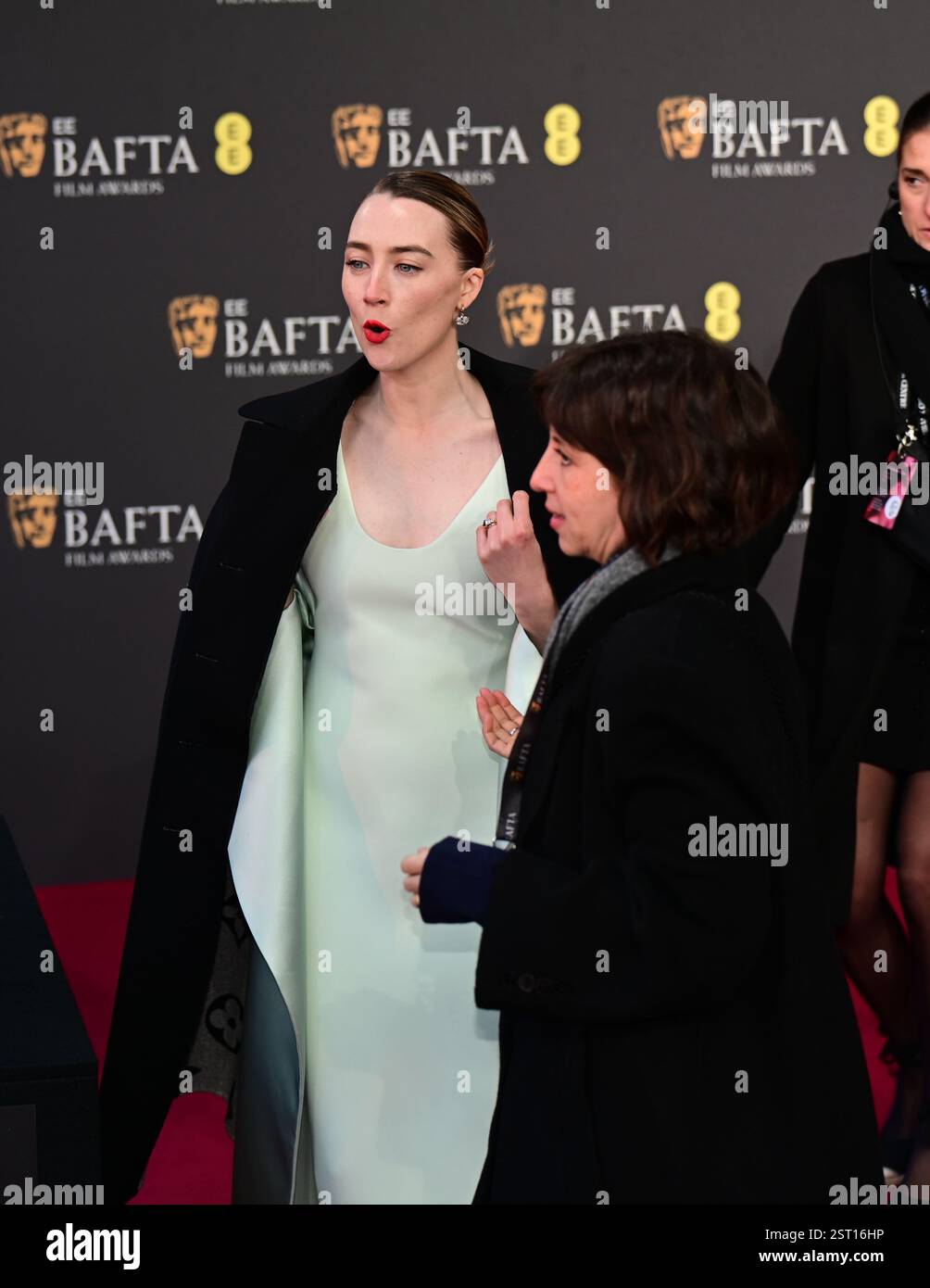 LONDON, ENGLAND: 16th February 2025: Saoirse Ronan at EE BAFTA Film ...