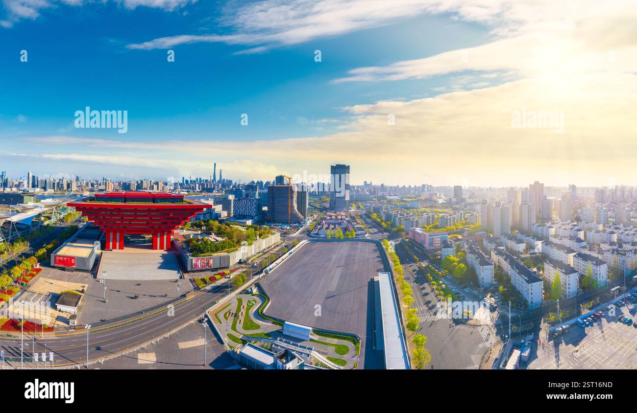 Shanghai World Expo Park China Art Palace Urban Environment Stock Photo ...