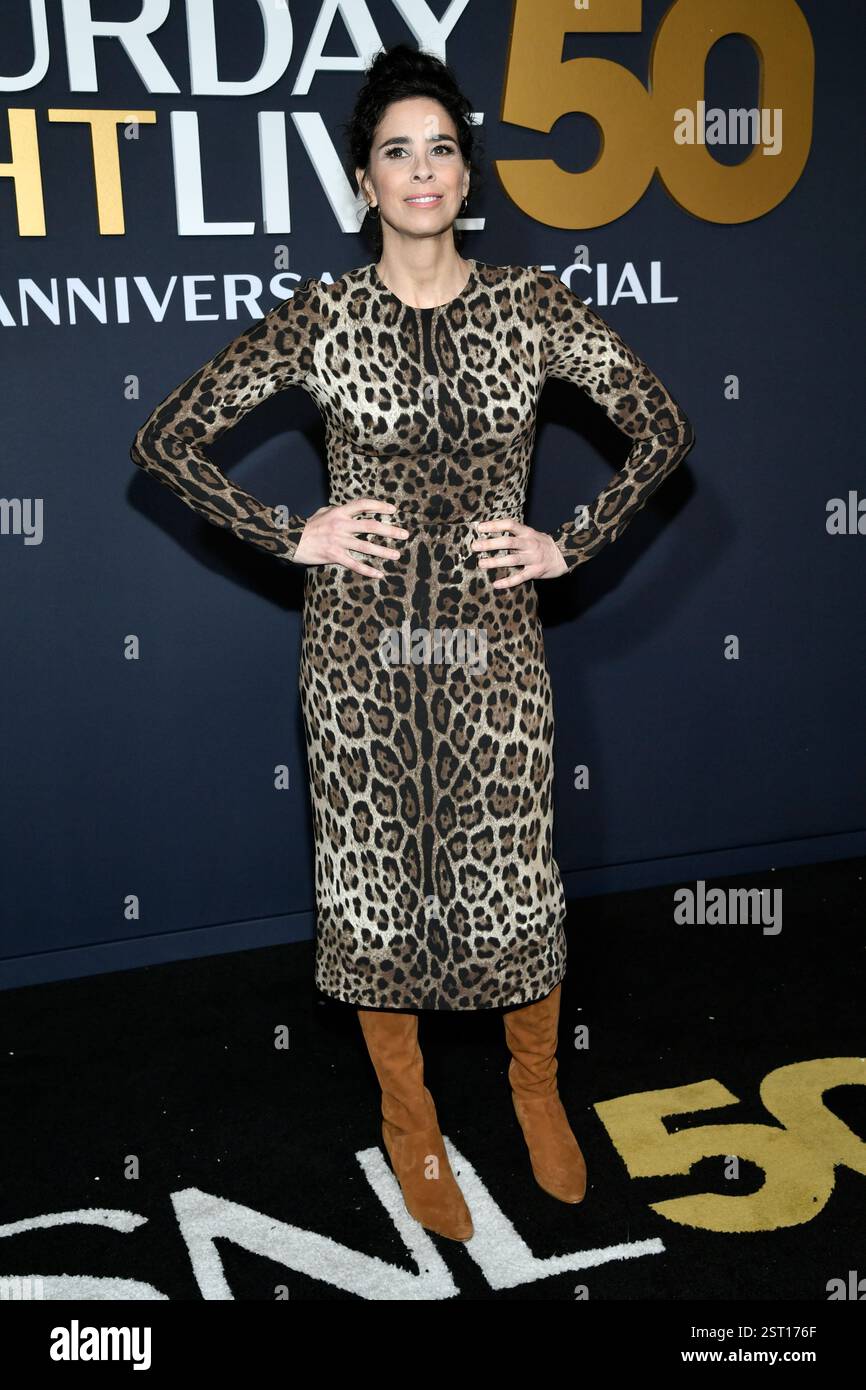 Sarah Silverman attends "SNL50: The Anniversary Special" at Rockefeller ...