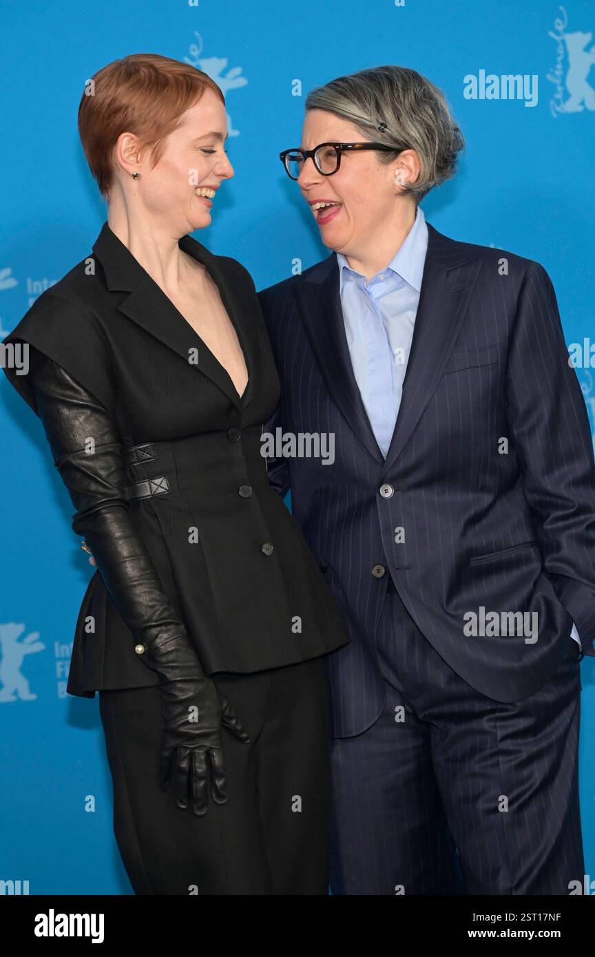 Leonie Benesch und Petra Volpe beim Photocall zum Kinofilm Heldin / Late Shift auf der Berlinale ...