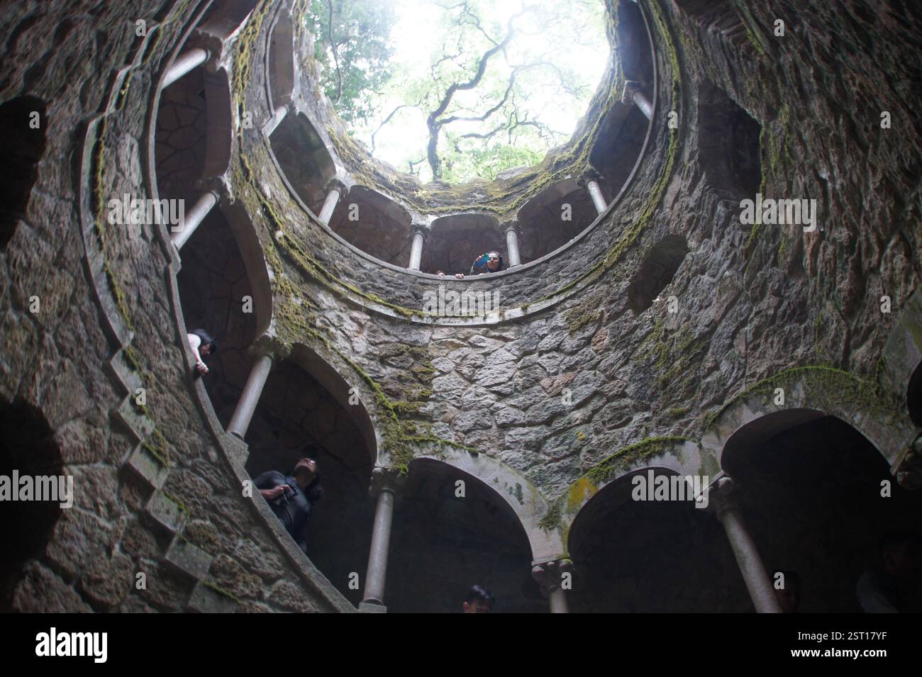 Initiation Well, Quinta da Regaleira, Sintra, Portugal. A mesmerizing ...