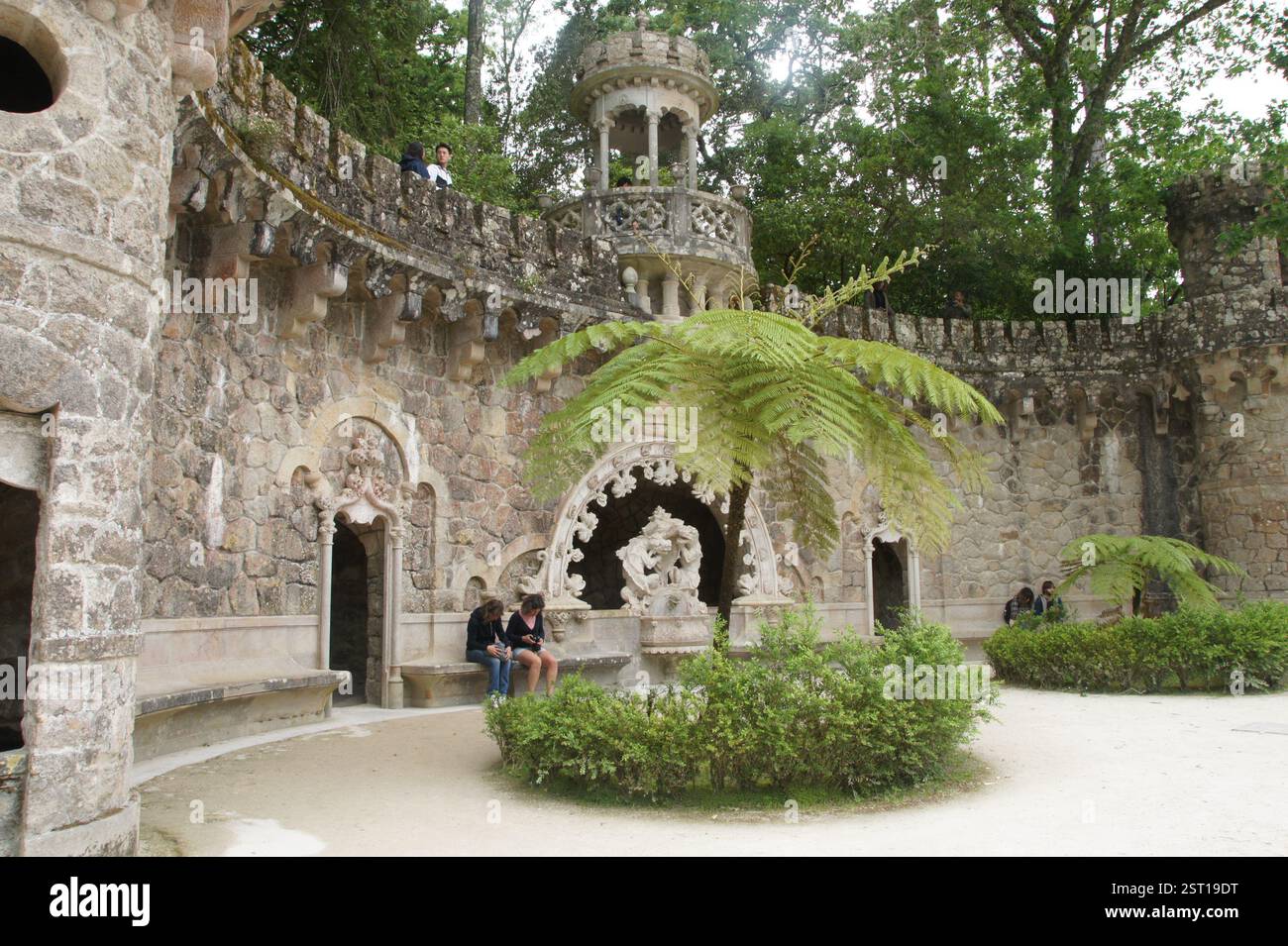 Regaleira Tower, a whimsical architectural masterpiece, stands tall in ...