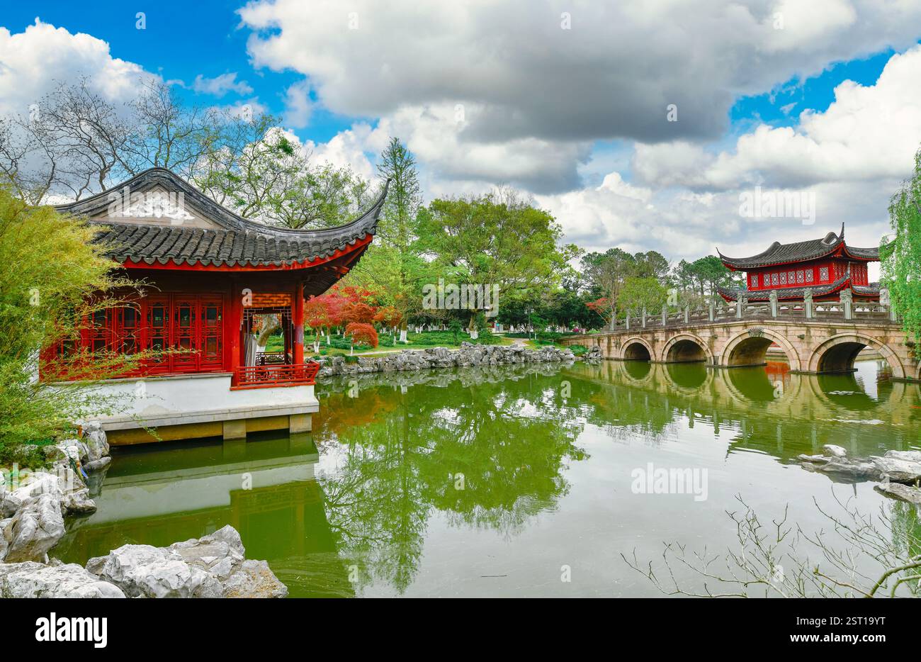 The landscape of Shanghai Grand View Garden, China Stock Photo - Alamy