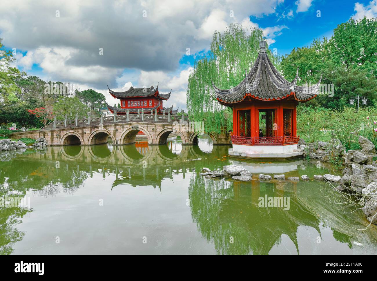 The landscape of Shanghai Grand View Garden, China Stock Photo - Alamy