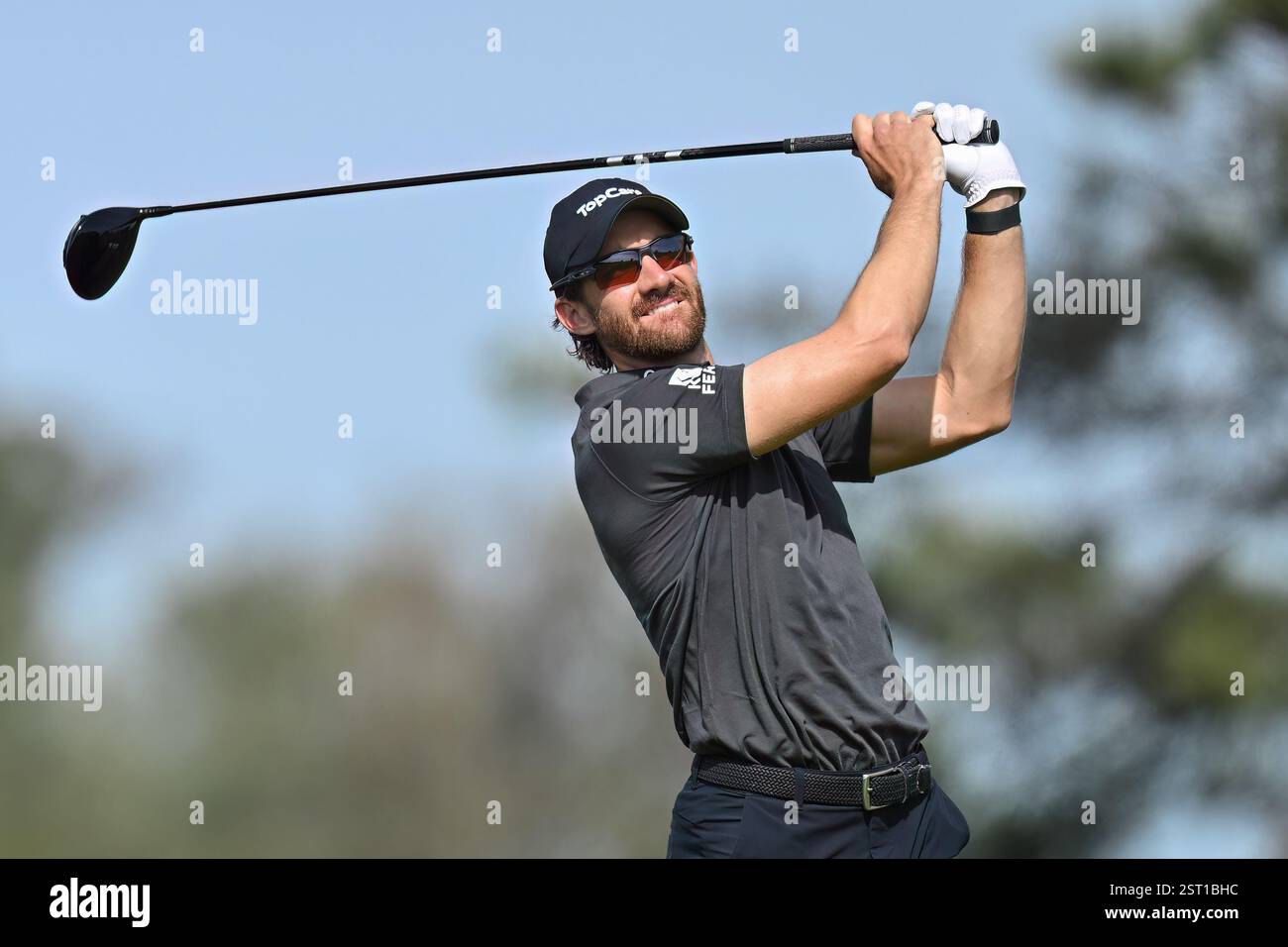 San Diego, California, USA. 16th Feb, 2025. Patrick Rodgers tees off on ...