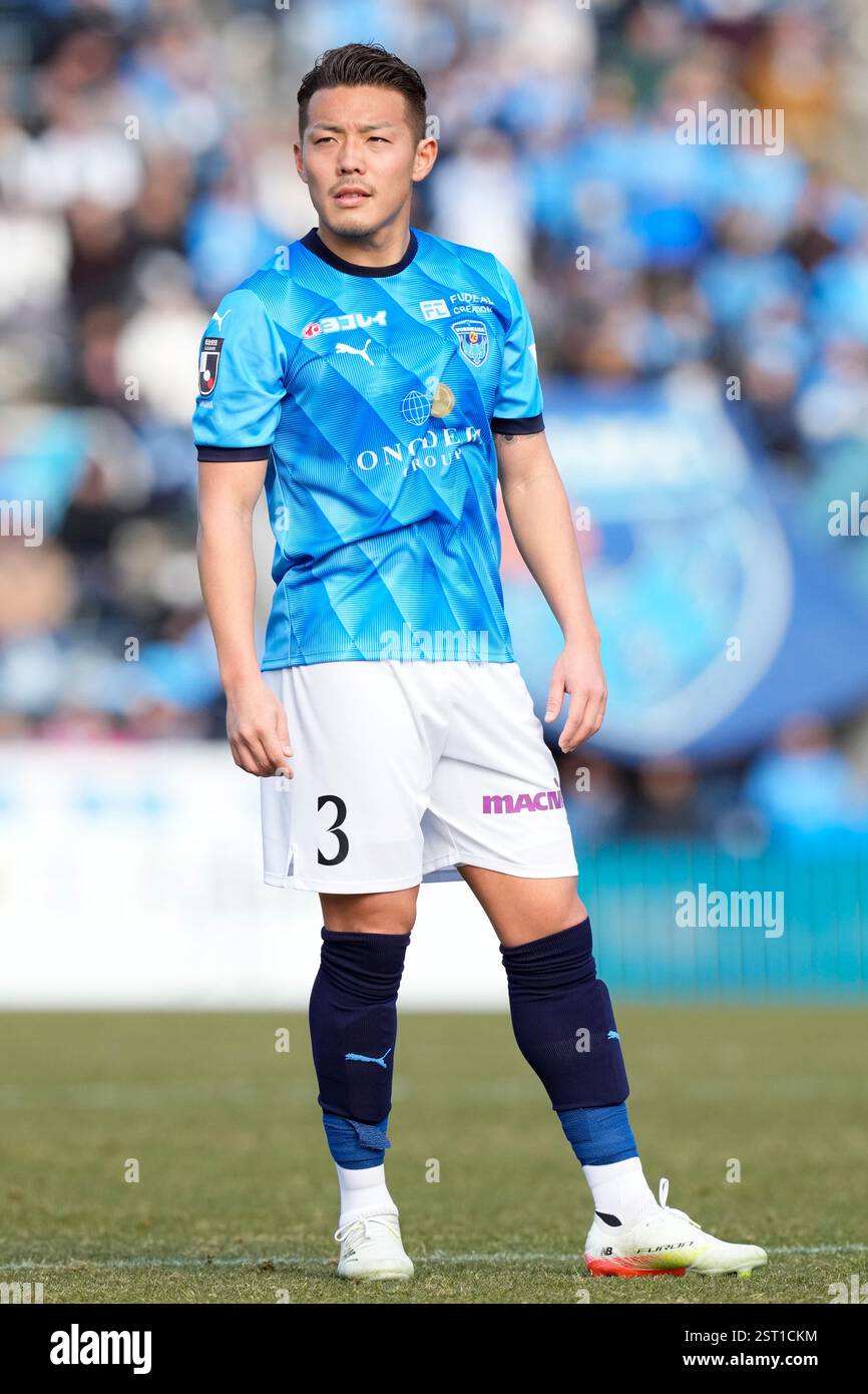 Kanagawa, Japan. 15th Feb, 2025. Junya Suzuki (Yokohama FC) Football/Soccer : 2025 J1 League ...