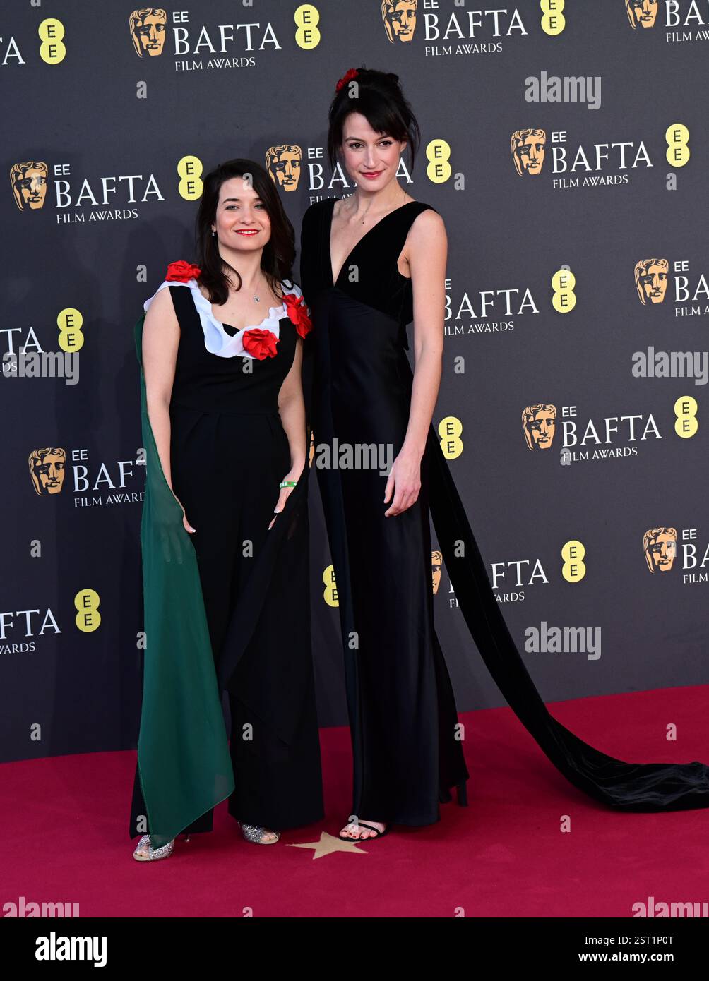 LONDON, UK. 16th Feb, 2025. Waad Al-Kateab and Kathryn Everett at EE ...