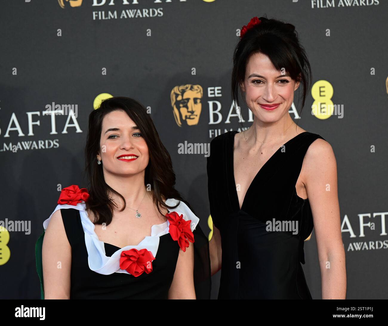 LONDON, UK. 16th Feb, 2025. Waad Al-Kateab and Kathryn Everett at EE ...