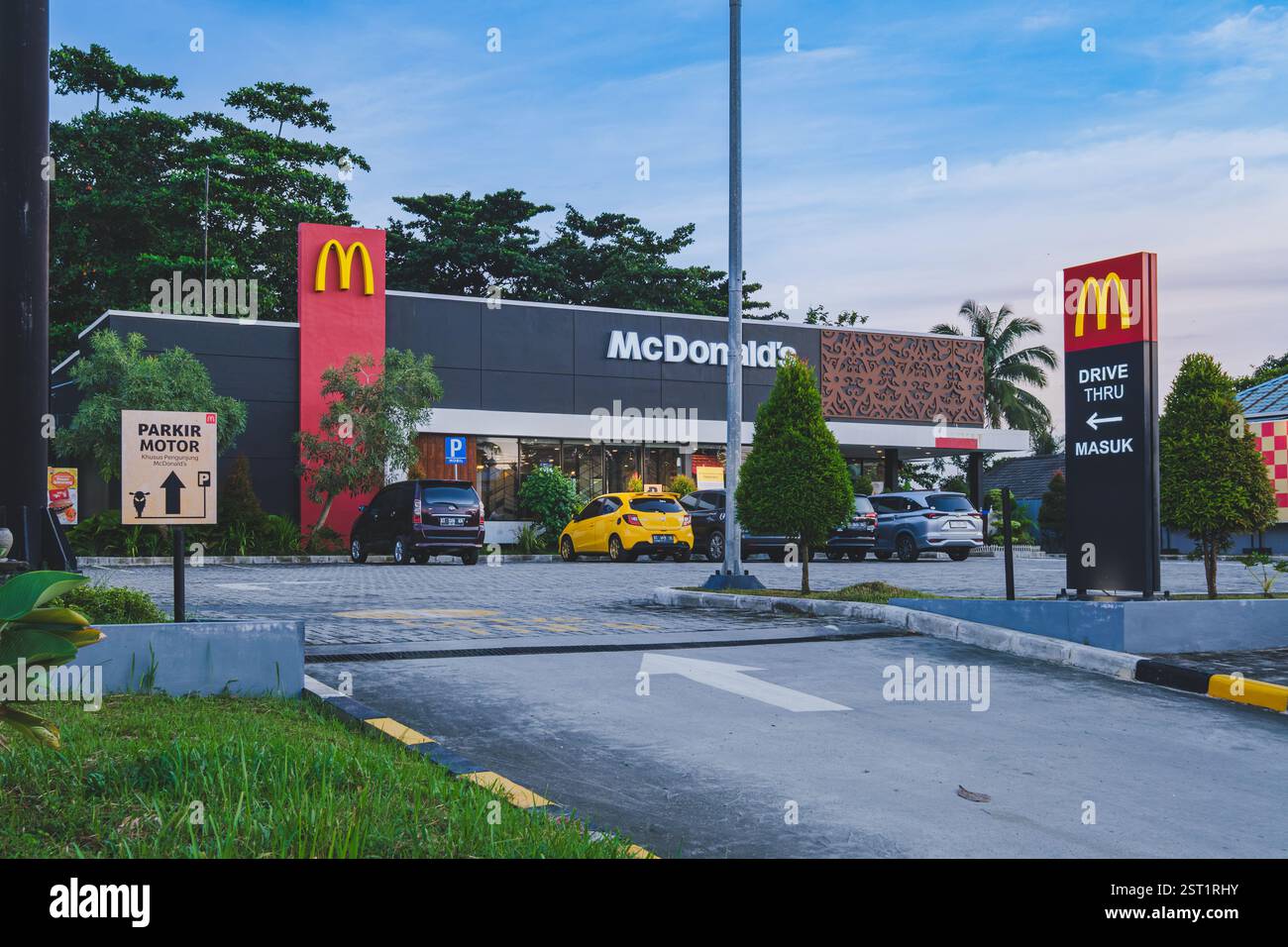Balikpapan, Indonesia - February 15th 2025. McDonald's Batakan ...