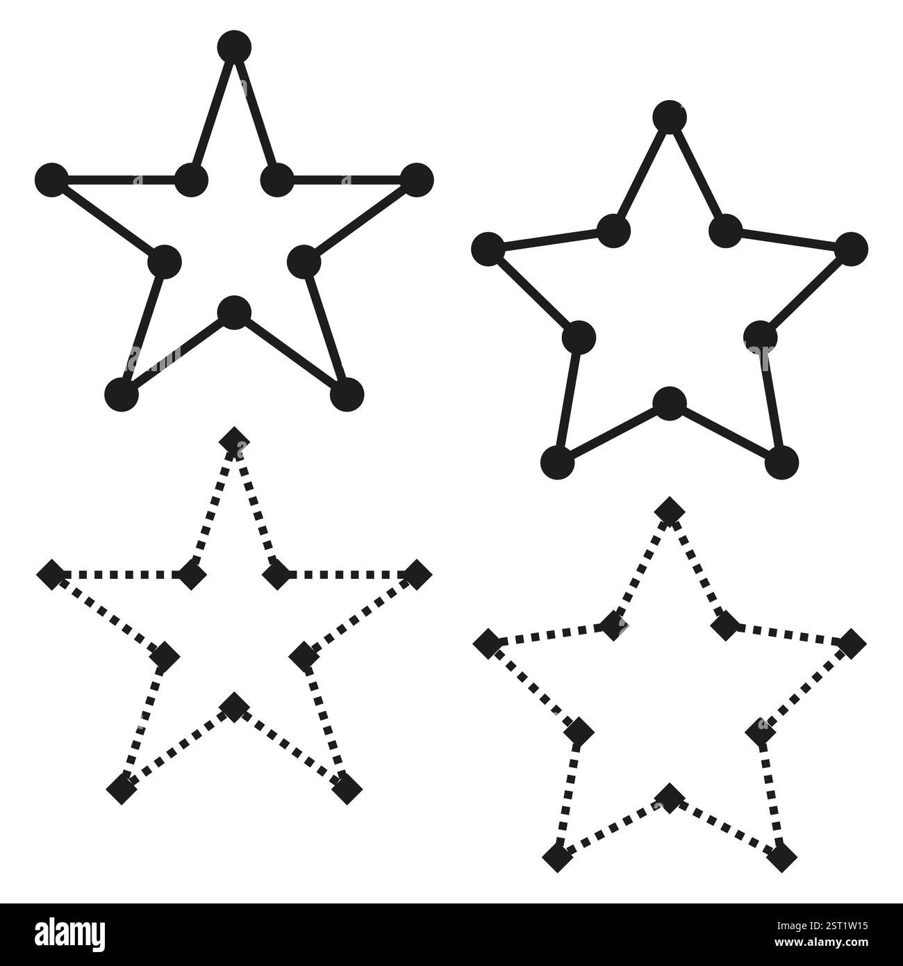 Dotted star hi-res stock photography and images - Alamy