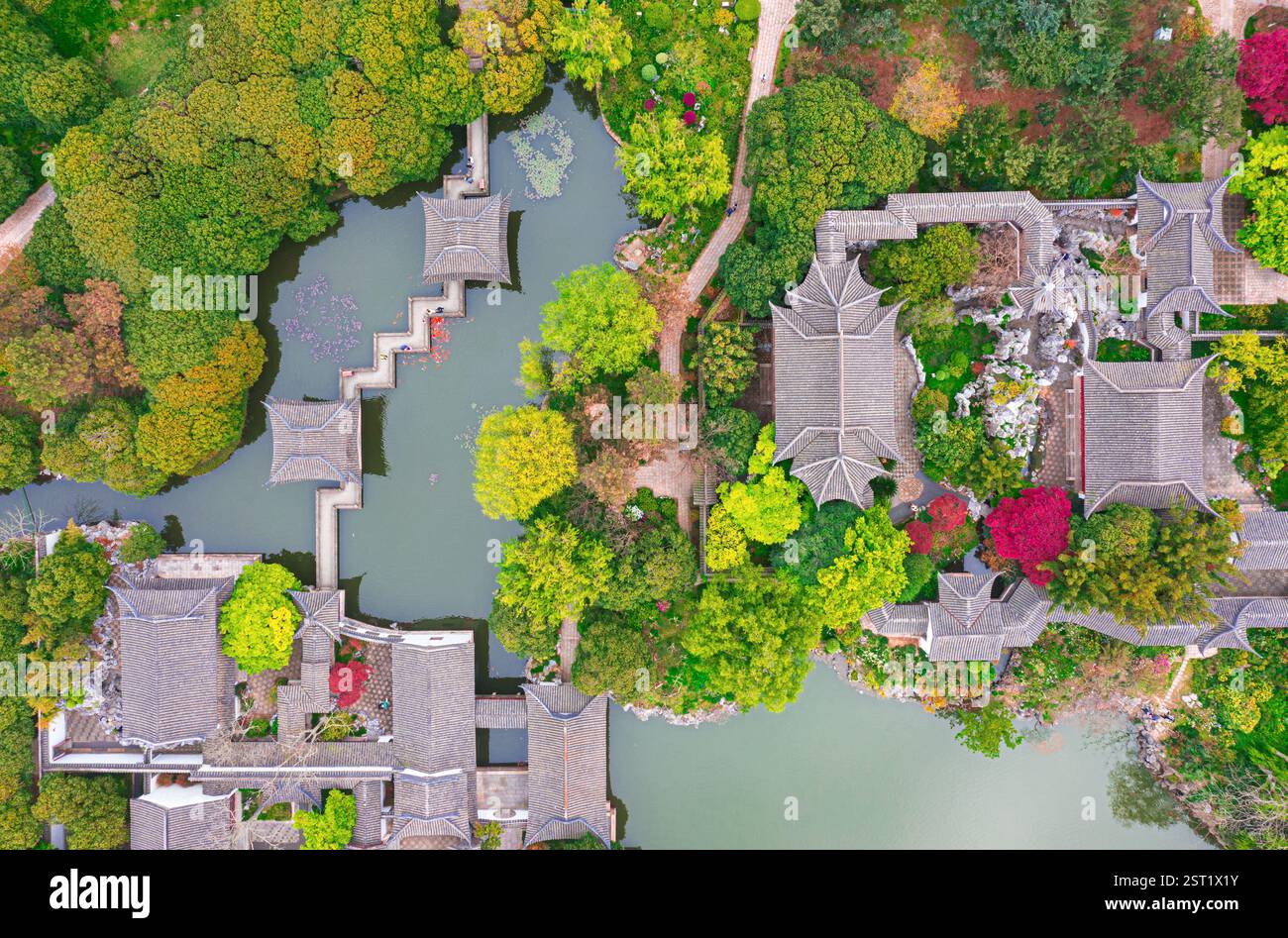 Garden design aerial view hi-res stock photography and images - Alamy