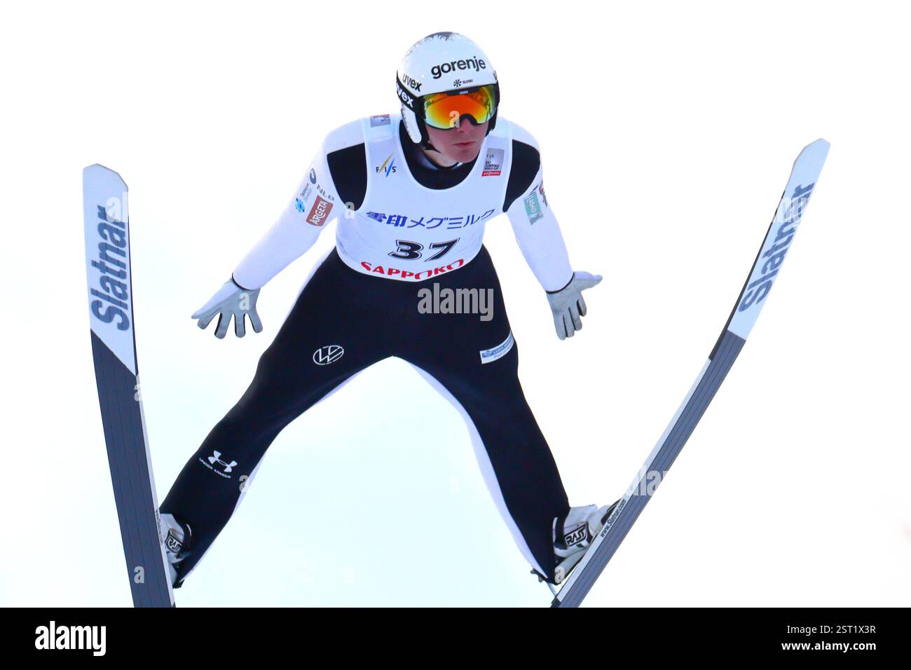 Sapporo, Hokkaido, Japan. 15th Feb, 2025. Domen Prevc (SLO) Ski Jumping ...