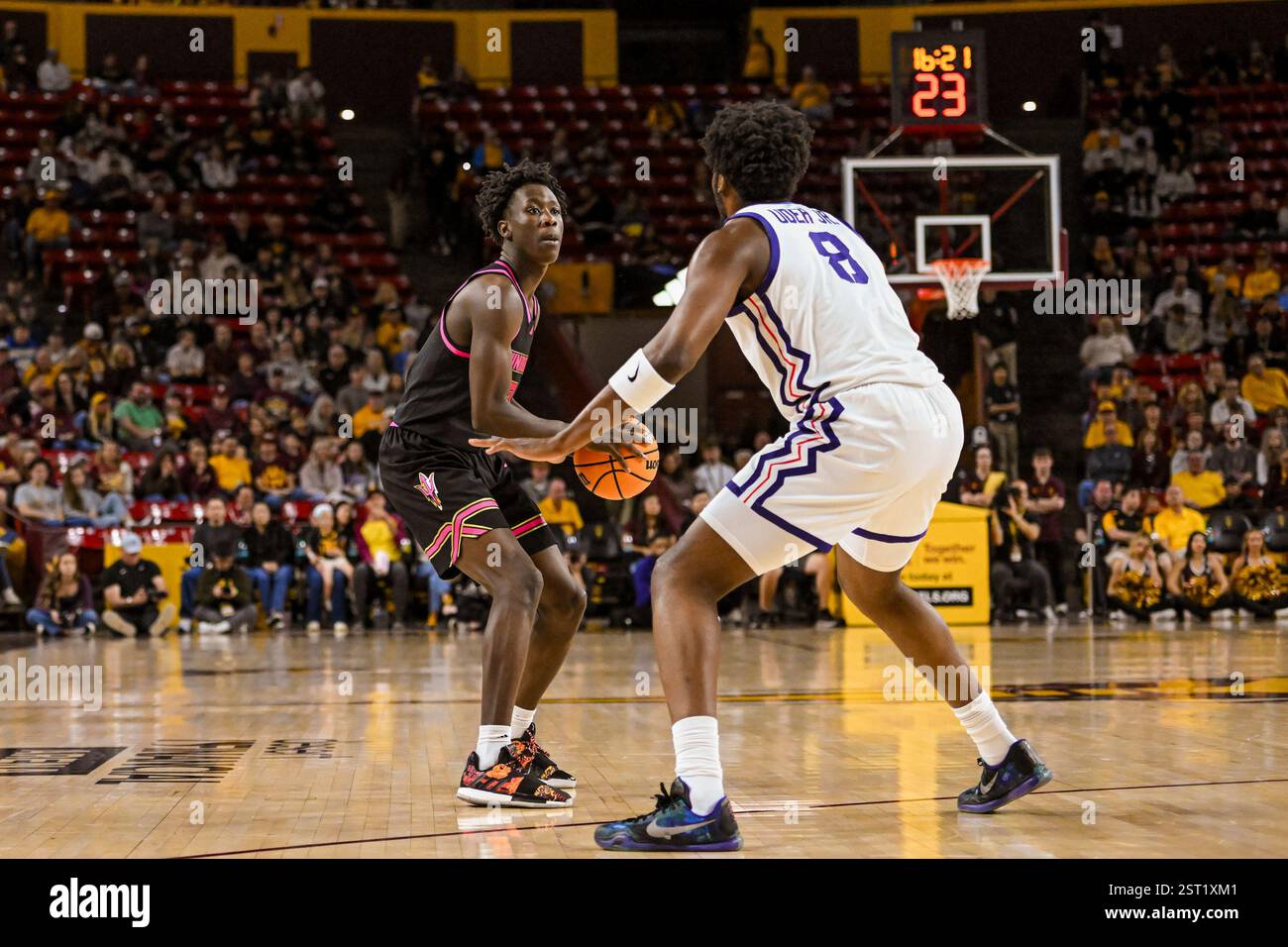 Arizona State Sun Devils guard Joson Sanon (3) looks to pass the ball ...