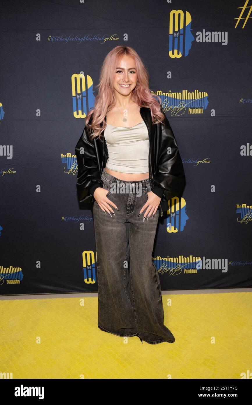 Los Angeles, United States. 15th Feb, 2025. Musical Artist Capri Aliyah ...