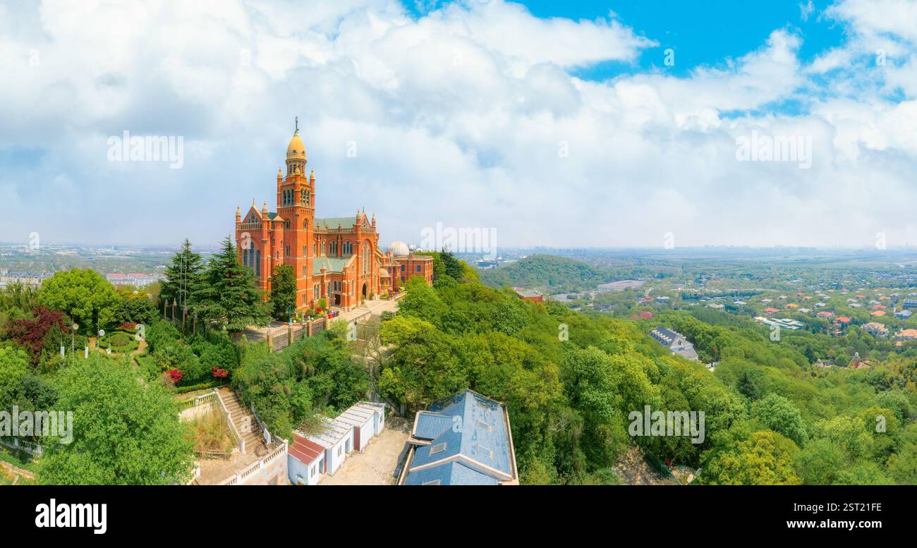 Sheshan sheshan national forest park church hi-res stock photography ...