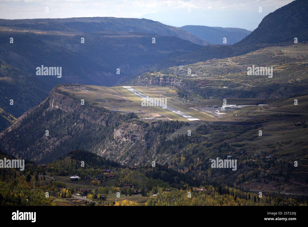 Telluride, Colorado, USA. 16th Feb, 2025. Telluride Regional Airport ...