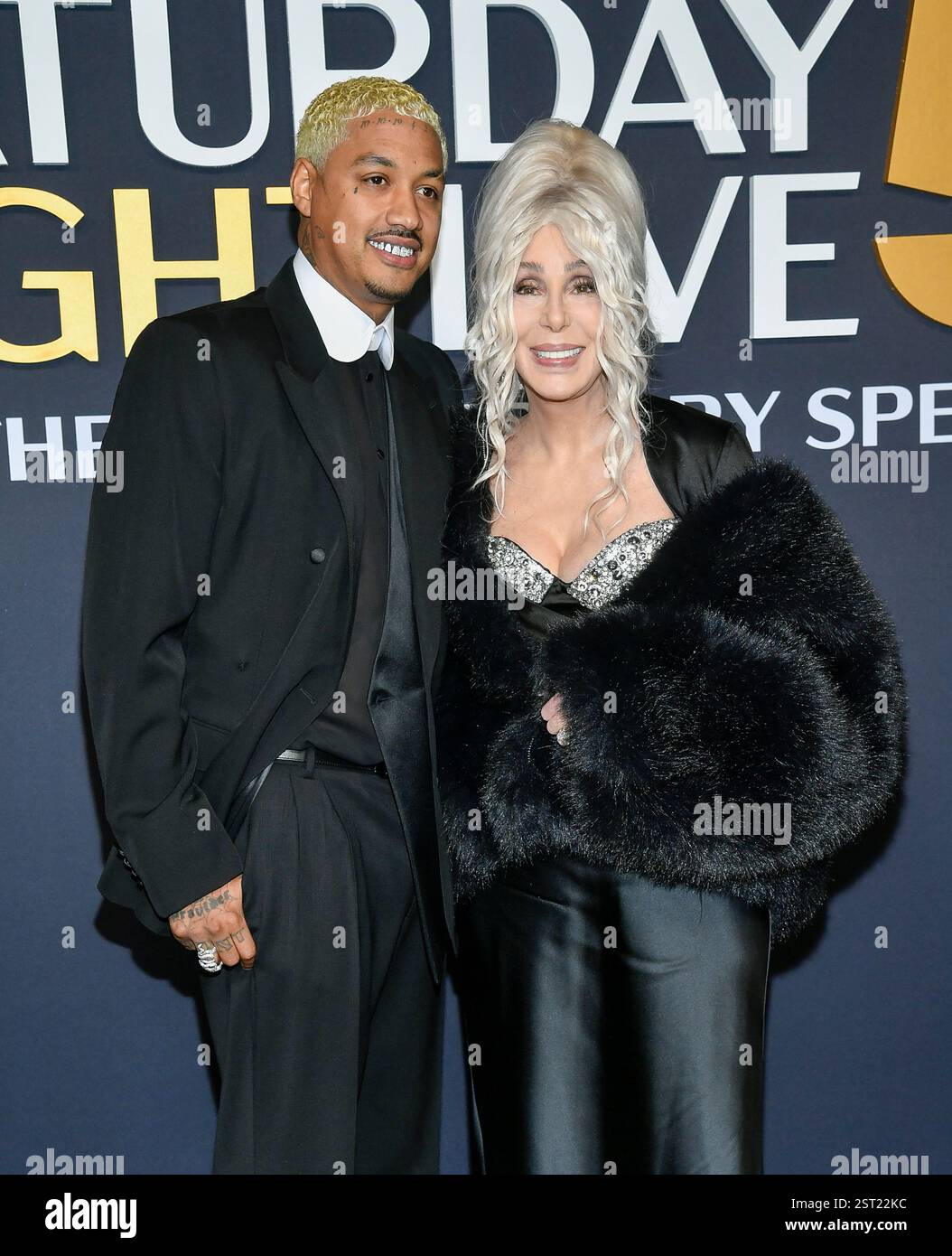 Cher, right, and Alexander Edwards attend the SNL50: The Anniversary ...