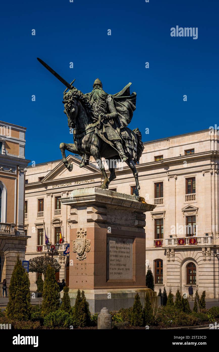 Historic Equestrian Statue of a Medieval Leader in a European City ...