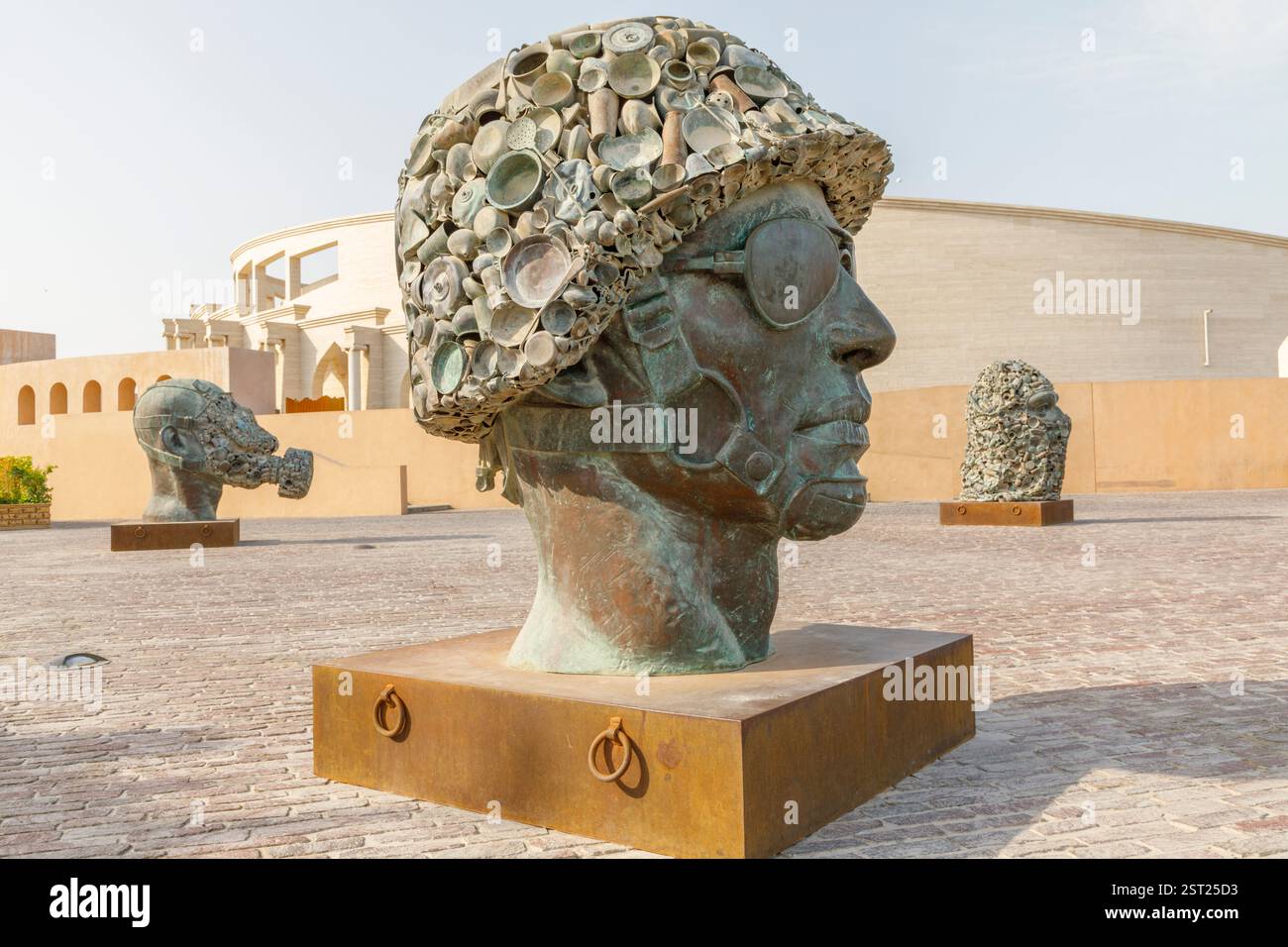 State of Qatar. Doha. Katara Cultural Center. Subodh Gupta's Three ...