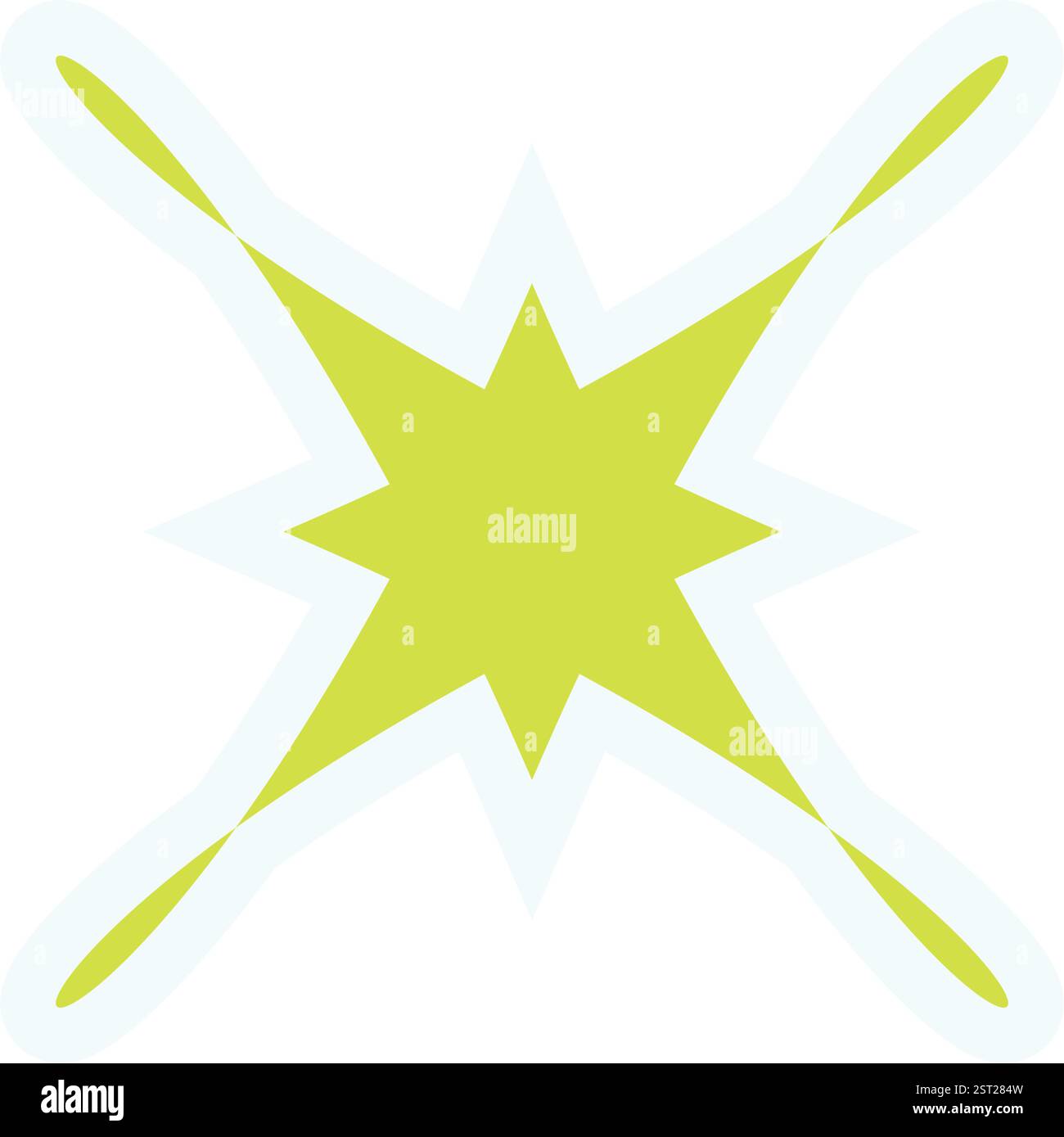 Bold Y2K Star Sticker Stock Vector Image & Art - Alamy