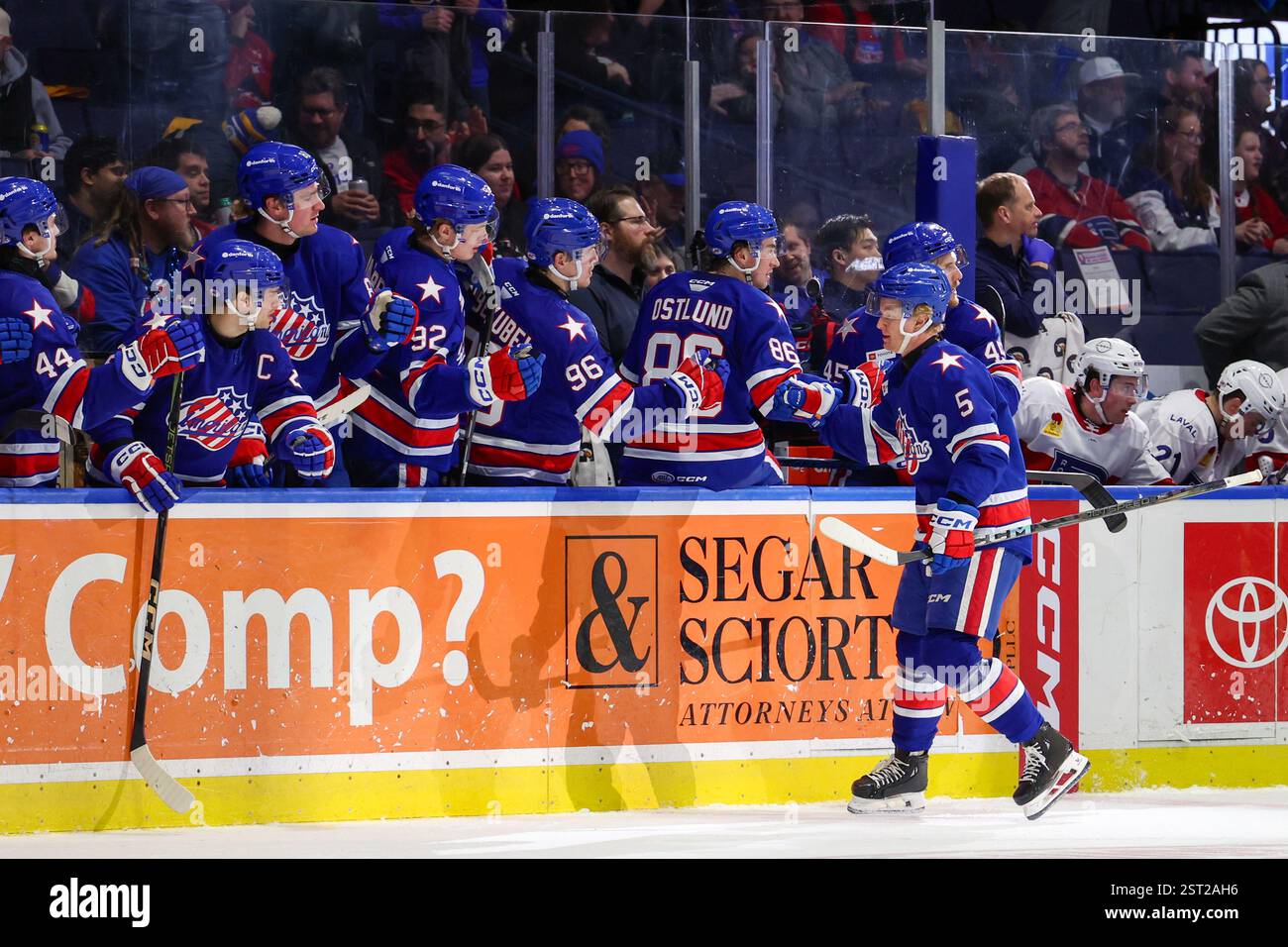 Rochester, New York, USA. 16th Feb, 2025. Rochester Americans ...