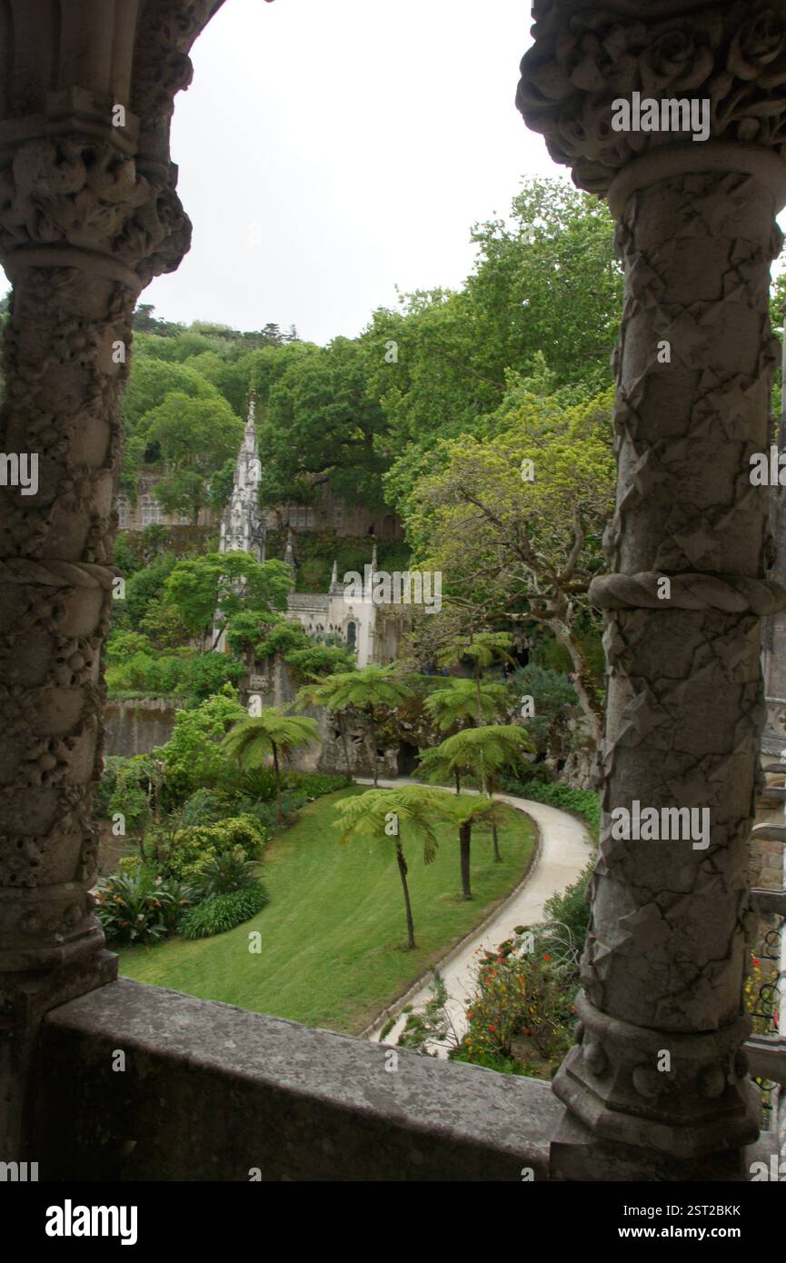 Regaleira Tower, Sintra, Portugal. A captivating structure with an ...