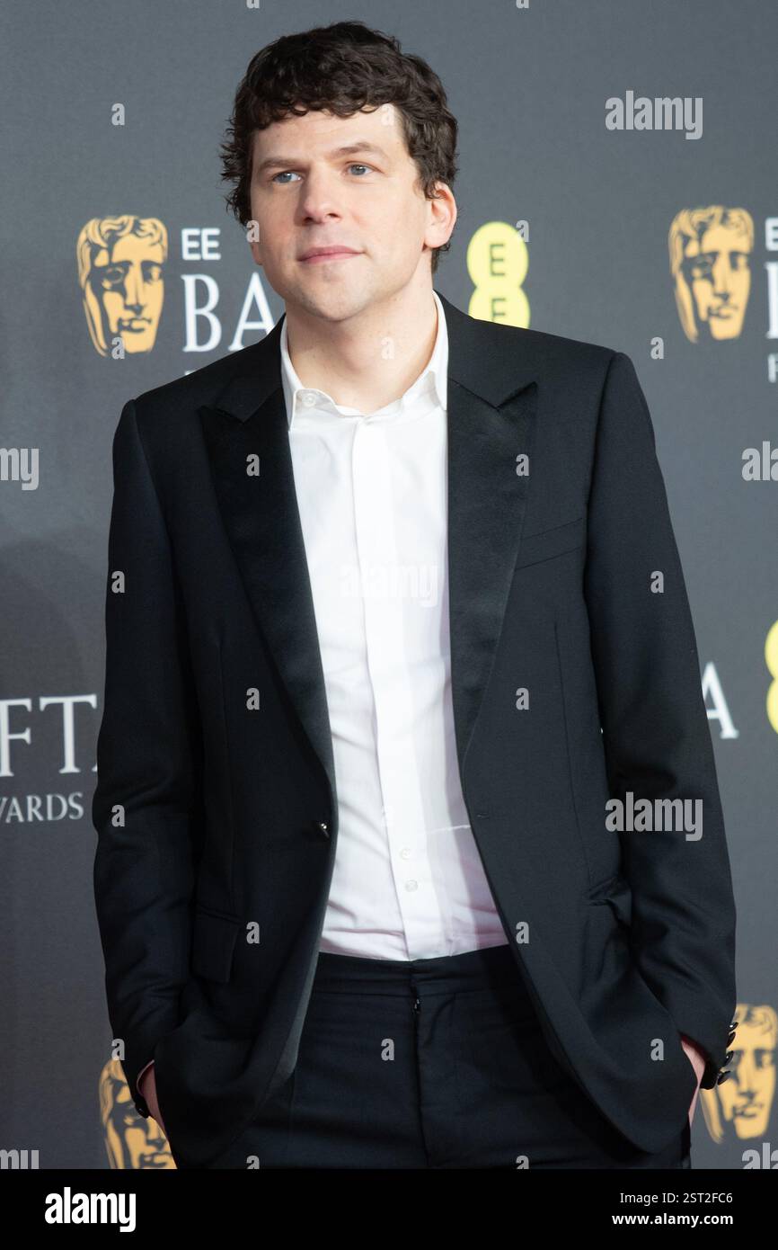 London, UK. 16 Feb, 2025. Pictured: Jesse Eisenberg attends The EE ...