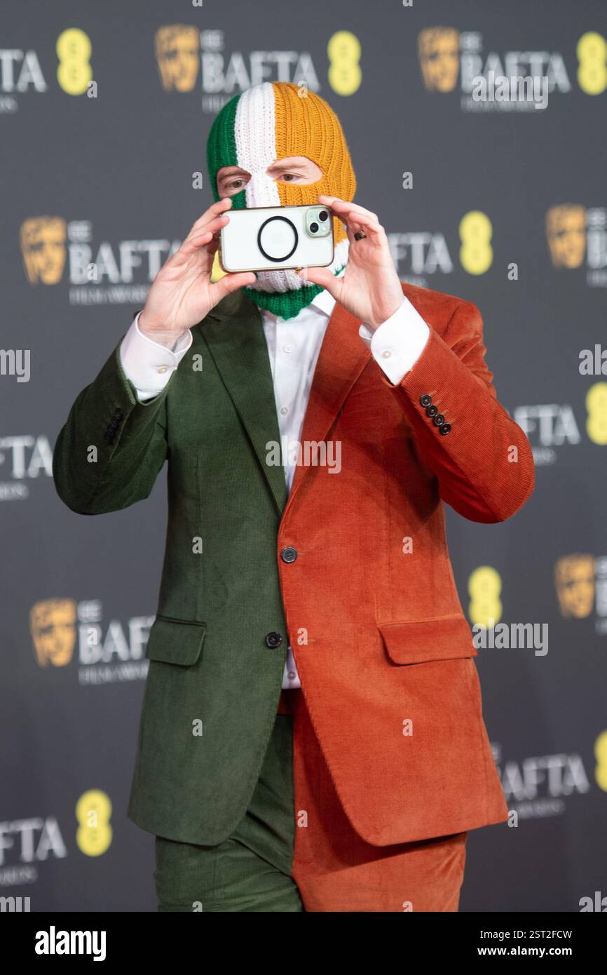 London, UK. 16 Feb, 2025. Pictured: DJ Provai (J.J. Ó Dochartaigh) of ...