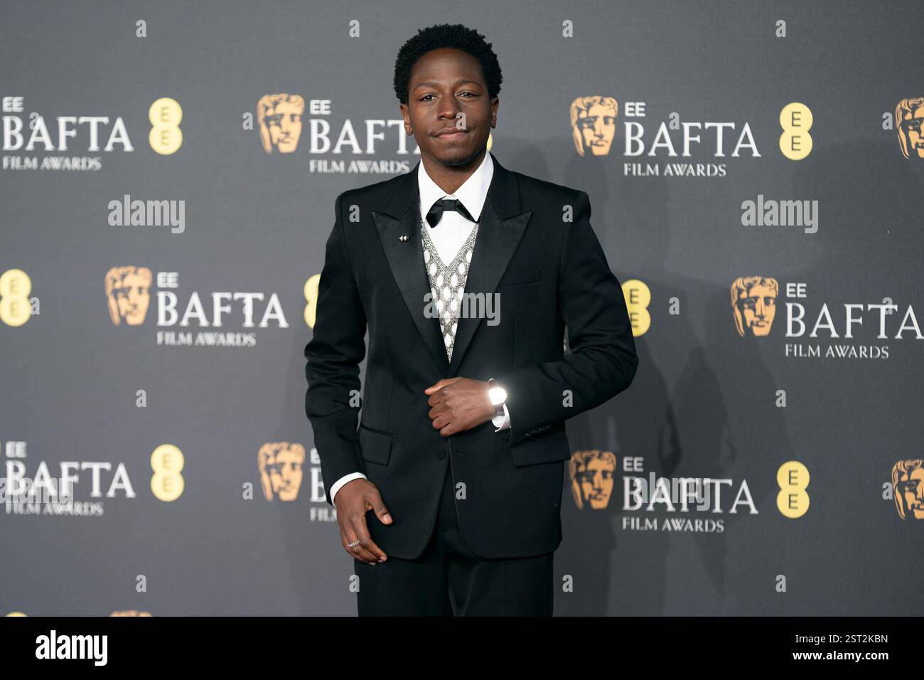 LONDON, ENGLAND - FEBRUARY 16: David Jonsson attends the EE BAFTA Film ...