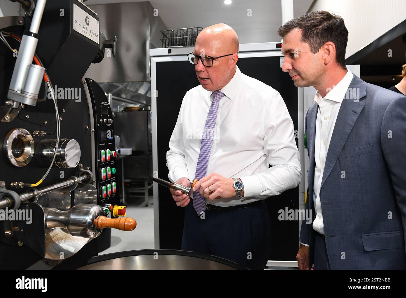 Brisbane, Australia. 17th Feb, 2025. Leader of the Opposition Peter ...