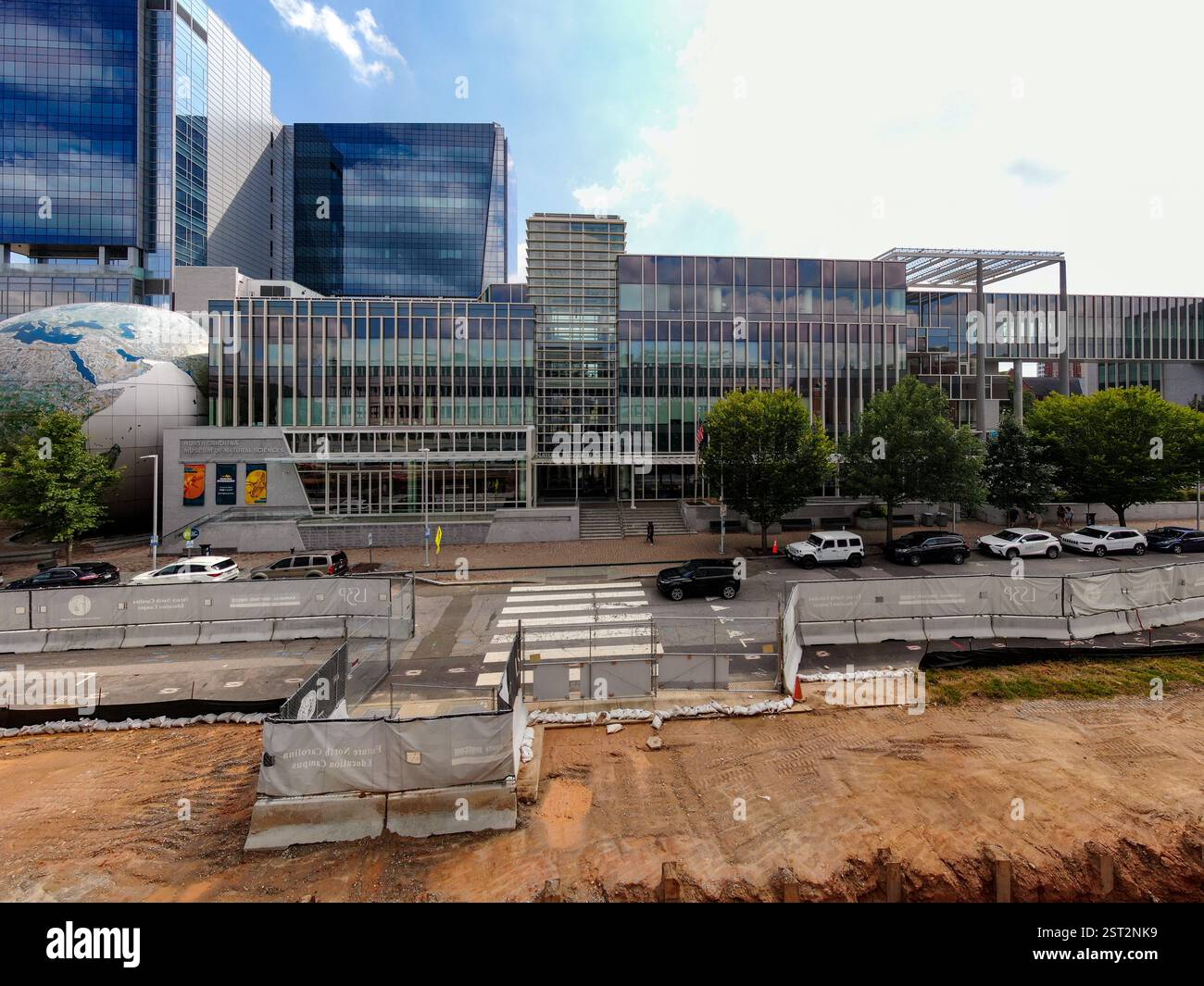 Various Day Time Drone Images of Downtown Raleigh Featuring The NC ...
