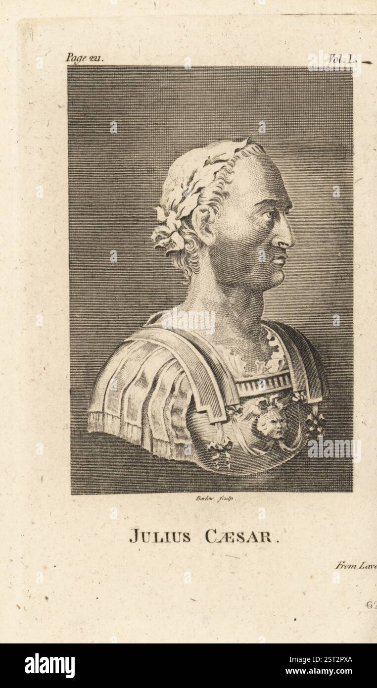 Head of Julius Caesar after the manner of Peter Paul Rubens. Gaius ...