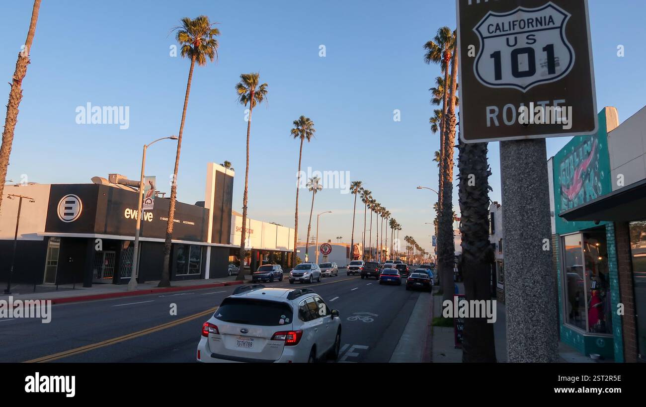 Various Drone Images of Downtown Oceanside California For Tourism, Real ...