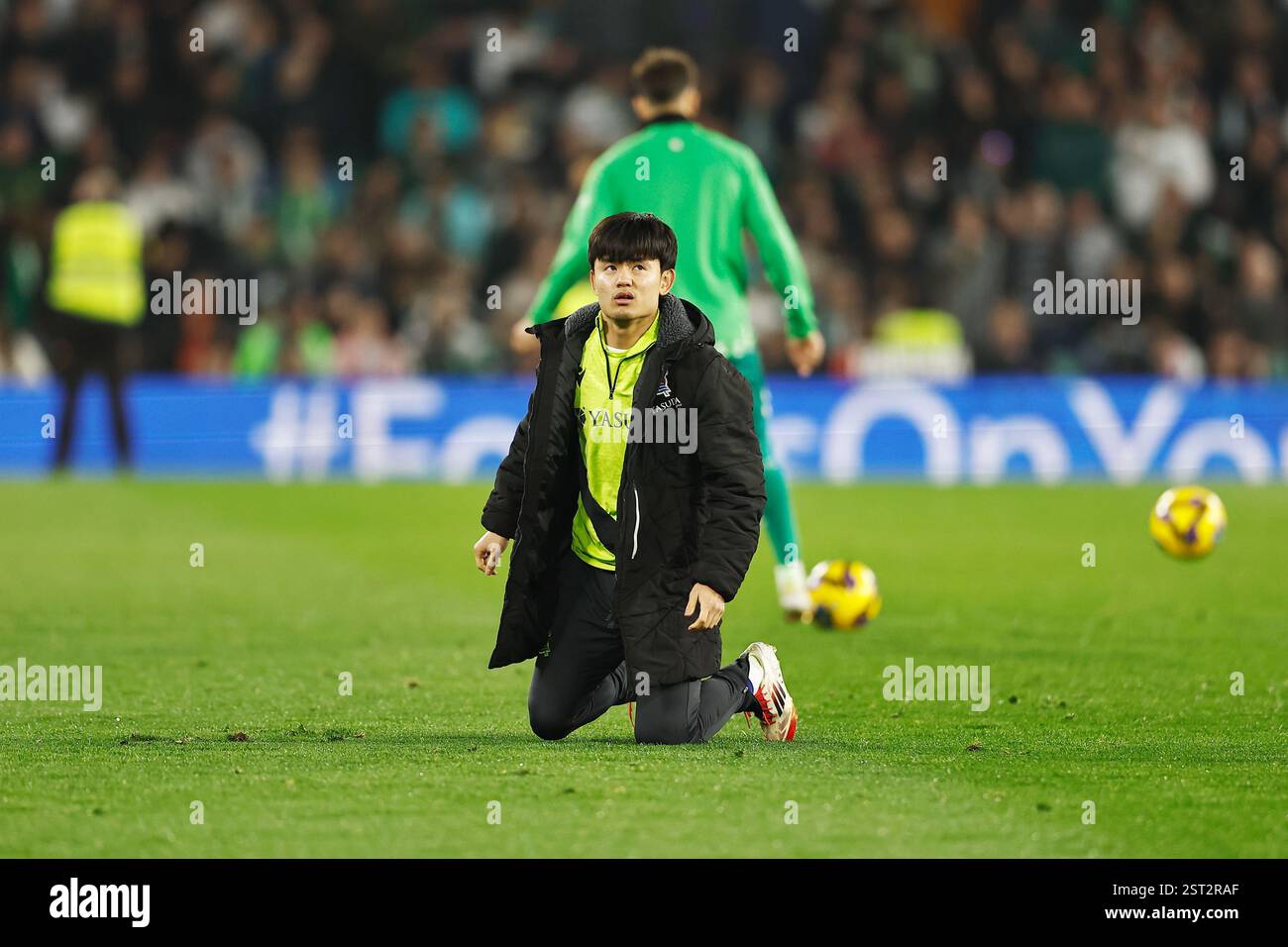 Sevilla, Spain. 16th Feb, 2025. Takefusa Kubo (Sociedad) Football ...