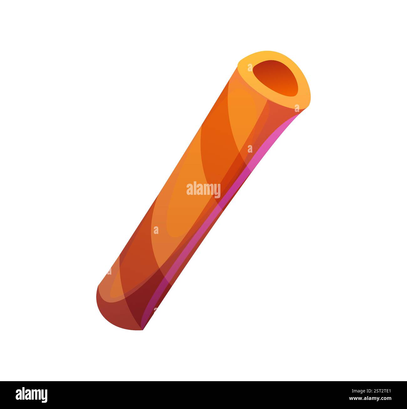 Fast food waffle tube meal ABC typeface slash punctuation sign ...