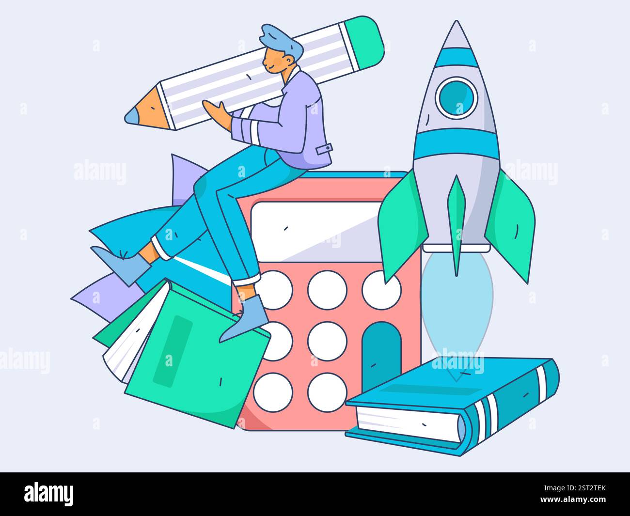 Learning reading concept Cut Out Stock Images & Pictures - Alamy