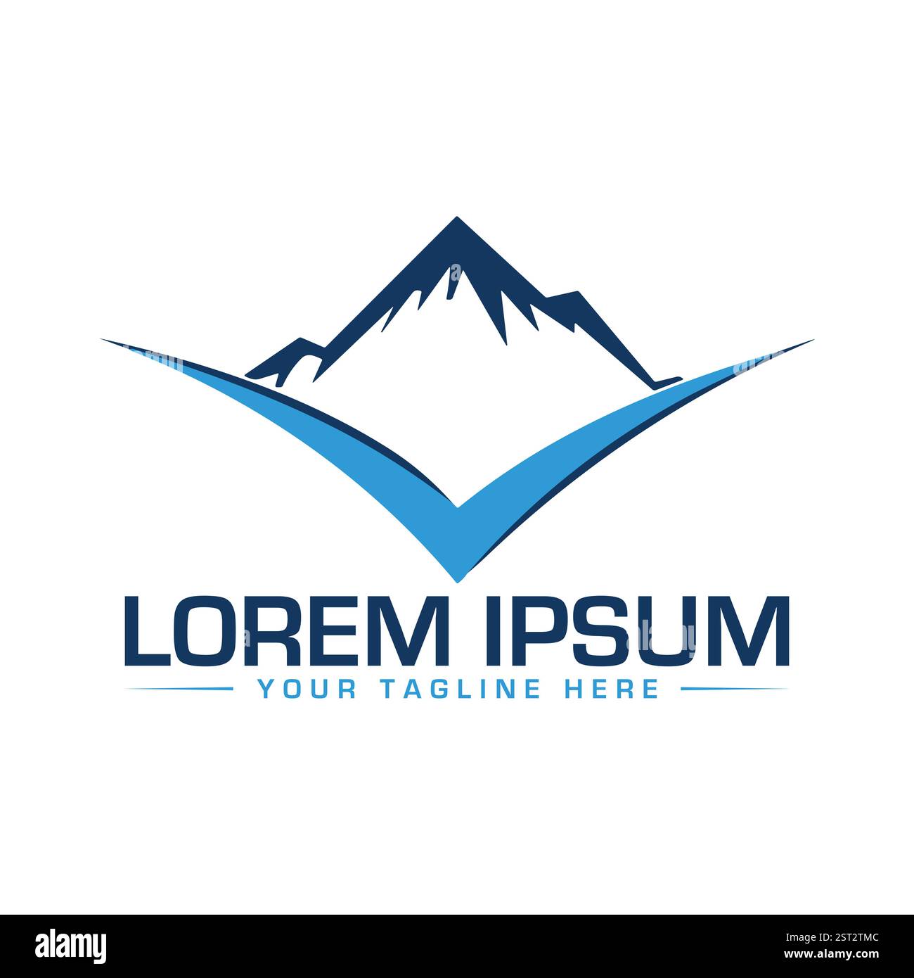 Mountain Logo Design Stock Vector Image & Art - Alamy