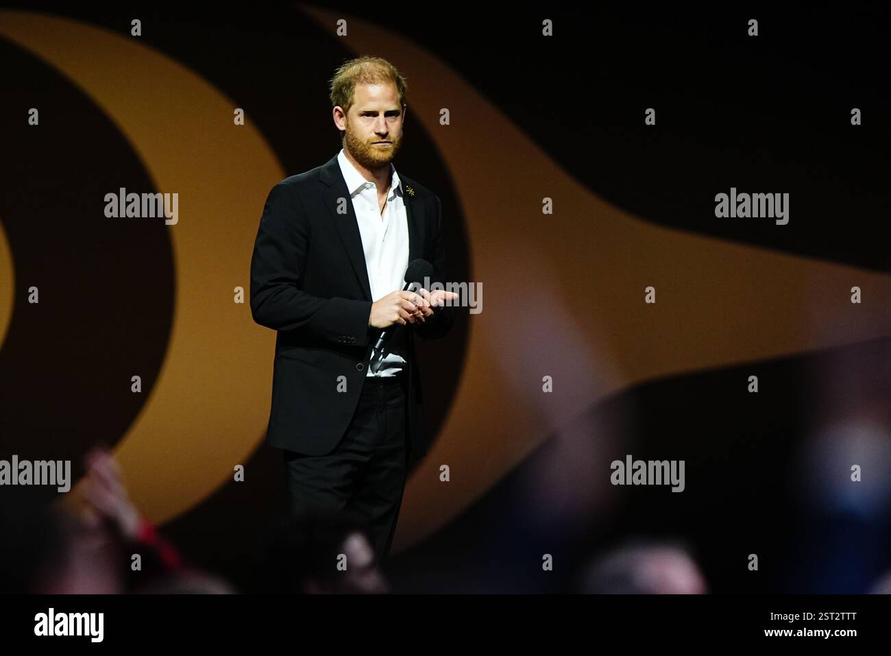 The Duke of Sussex makes a speech at the Closing Ceremony of the 2025 ...