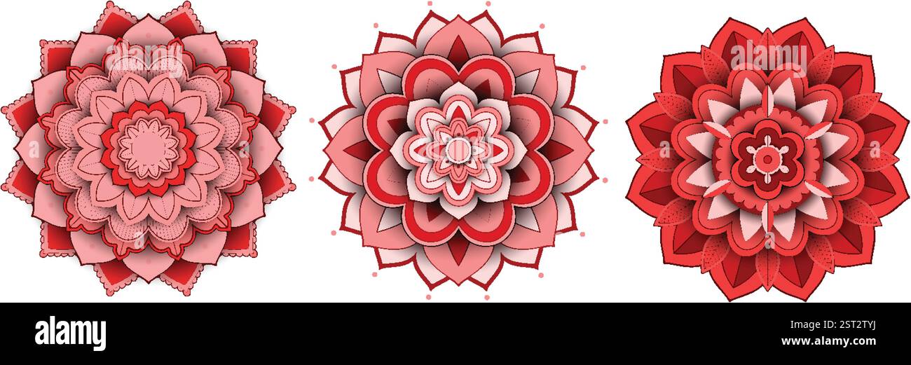 Three mandalas hi-res stock photography and images - Alamy