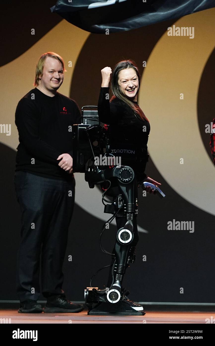 Chloe Angus attending the Closing Ceremony of the 2025 Invictus Games ...